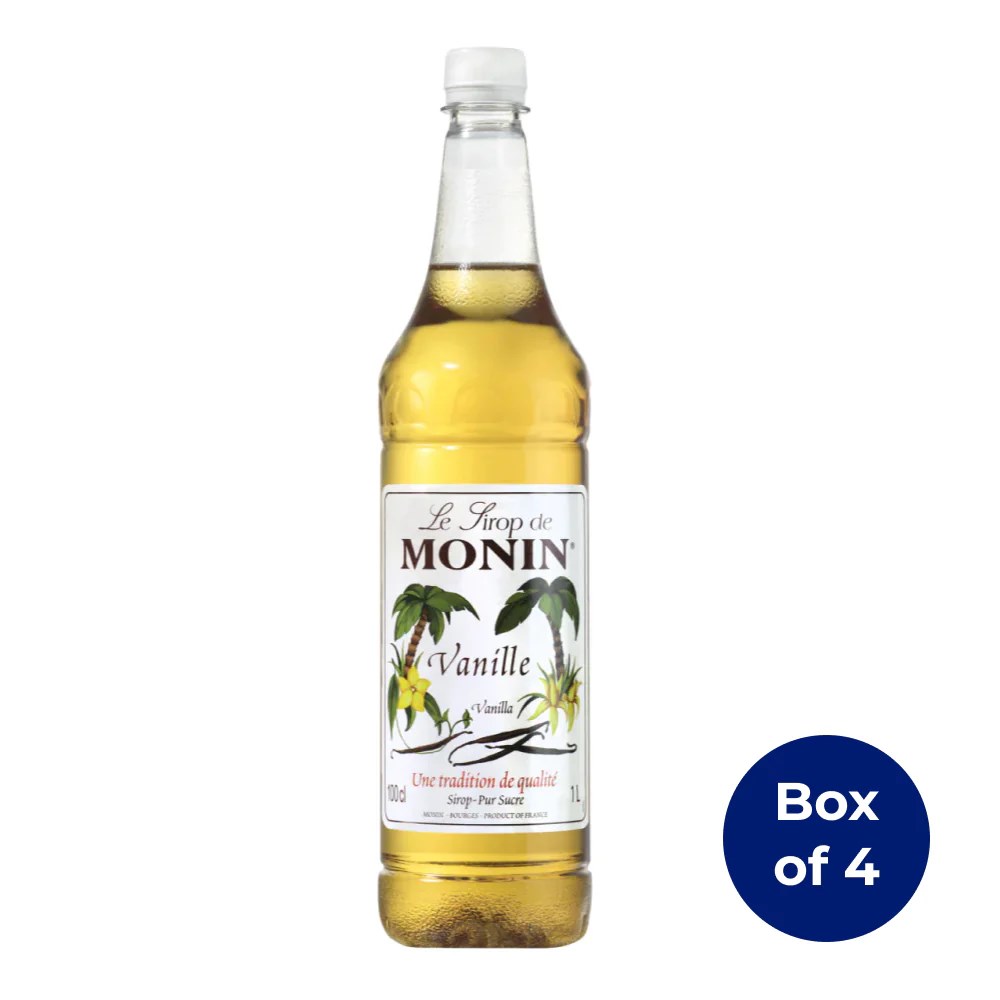 SYRUPS & TOPPINGS - MONIN VANILLA SYRUP (1L) - Company Name - Markris ...