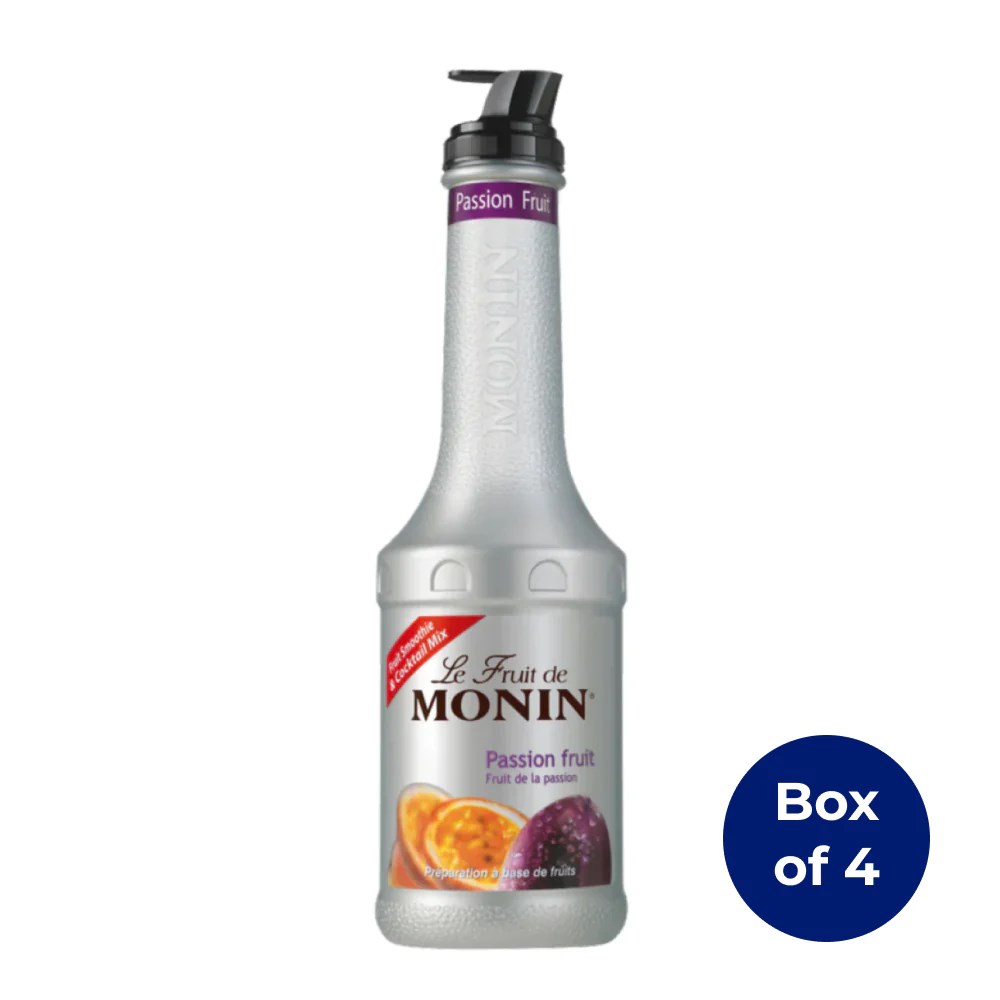 SYRUPS & TOPPINGS - MONIN PASSIONFRUIT PUREE FRUIT MIX (1L) - Company ...